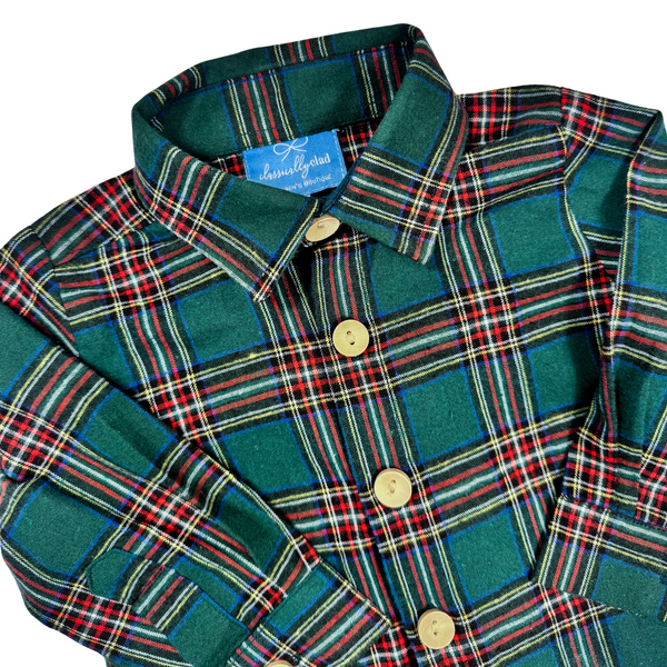 Green Plaid Shirt – Classically Clad Children's Boutique